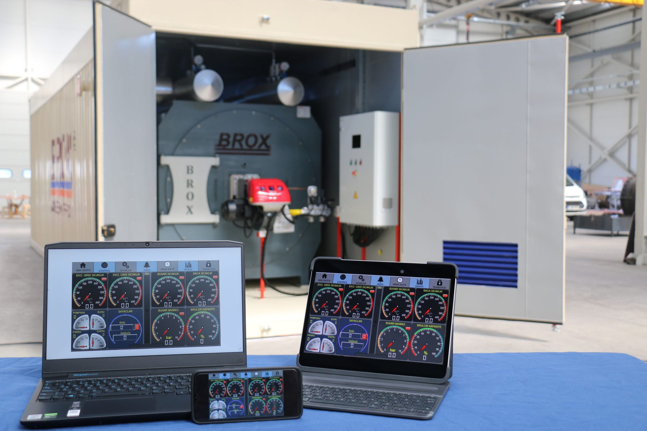 Gas steam generator - BROX BOILER & BURNER COMPANY - mobile / containerized