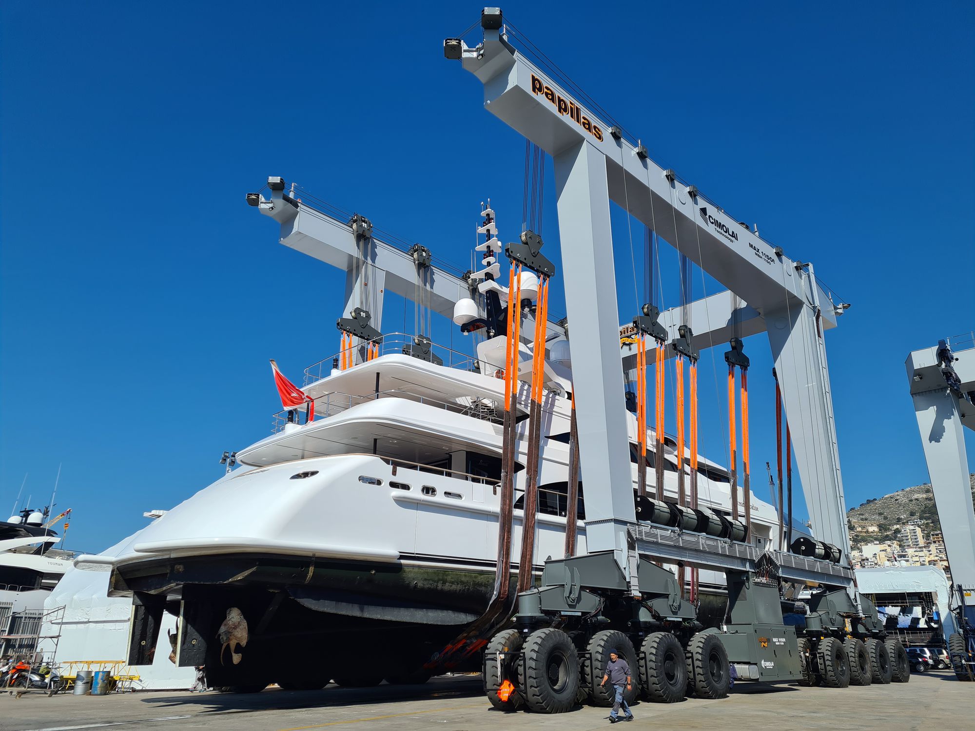 Heavy load travel lift - MBH 1150 - CIMOLAI TECHNOLOGY SpA - remotely controlled