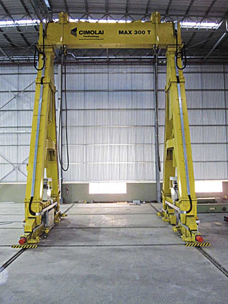 Rail-mounted gantry crane - RGC 300 - CIMOLAI TECHNOLOGY
