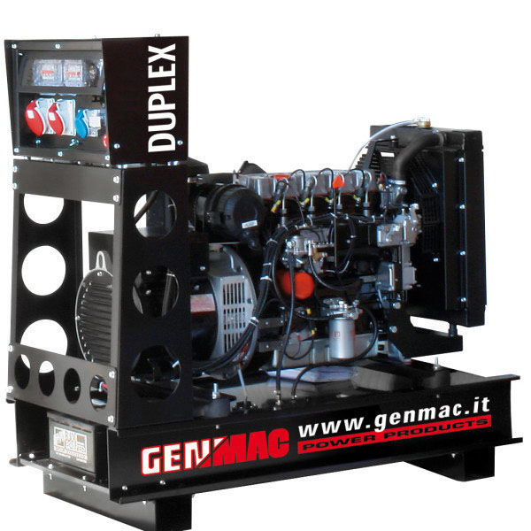 Diesel generator set - DUPLEX G15CO - GENMAC SRL - three-phase ...