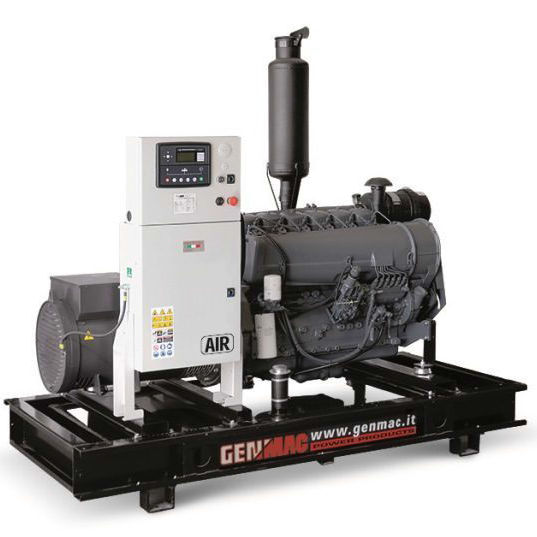 Diesel generator set - GAMMA-AIR G100DO - GENMAC SRL - three-phase ...