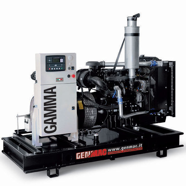 Natural gas generator set - GAMMA-GAS G105GO-NG - GENMAC SRL - three ...