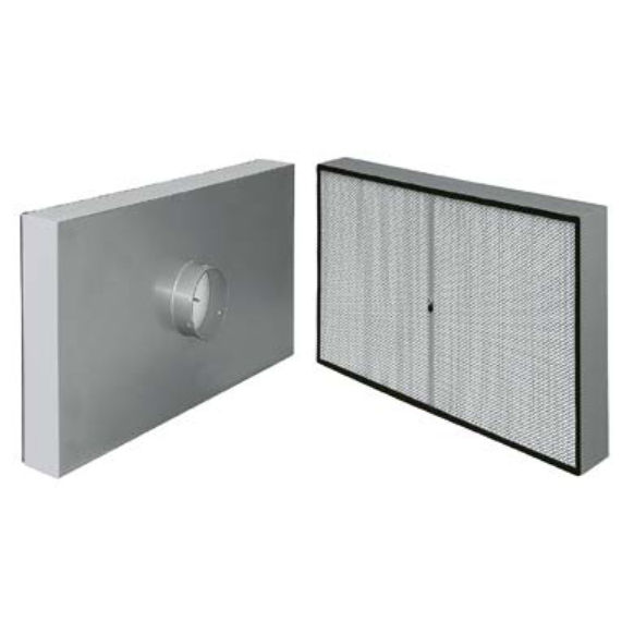 Air filter - MHH series - Mikropor - panel / fiberglass / for clean rooms