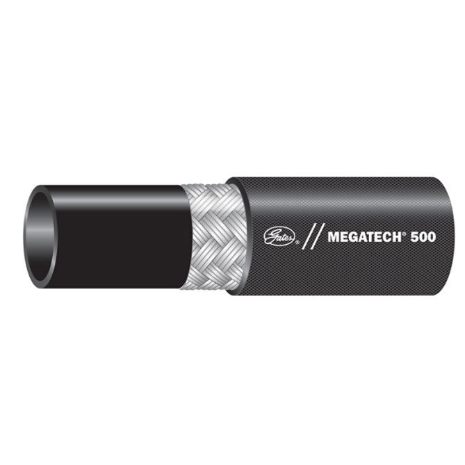 Hot oil hose - MEGATECH® 500 - Gates - elastomer / high-pressure / high ...