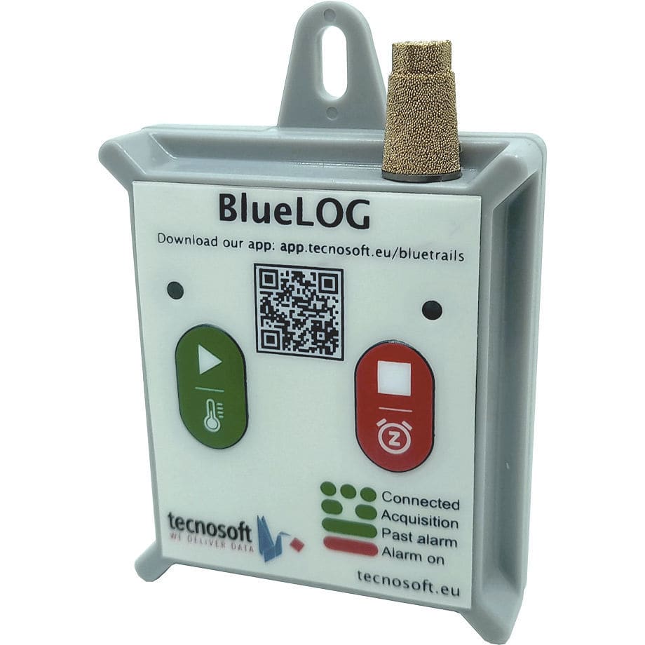 Shock data-logger - BlueLOG XRH - Tecnosoft - tilt / temperature and ...