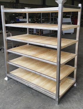 Cheese rack - Smisco Food Equipment Ltd - with shelves / light-duty