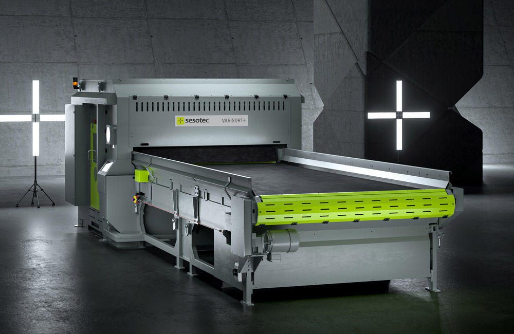 Recycling sorting system - VARISORT+ - Sesotec GmbH - process / for ...
