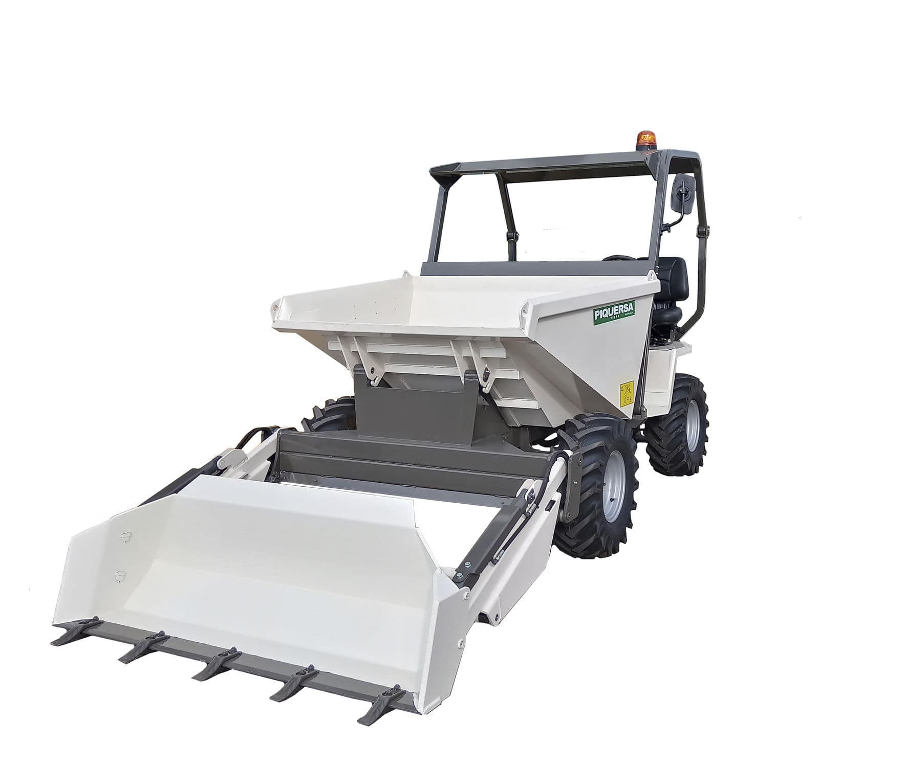 Rubber-tired dumper - D-2500-AC - Piquersa Maquinaria, S.A. - diesel ...