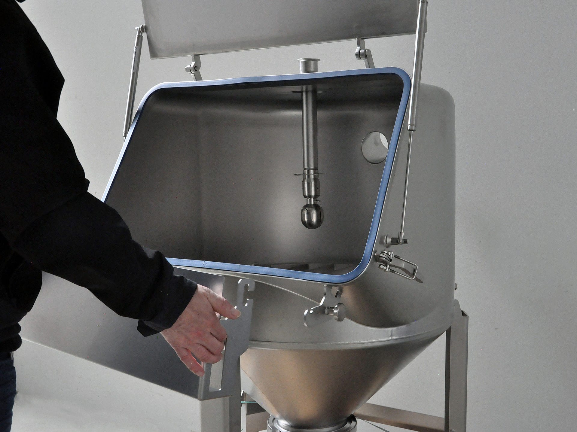 Feed hopper - ET H - AZO Group - powder / for granulates / bulk