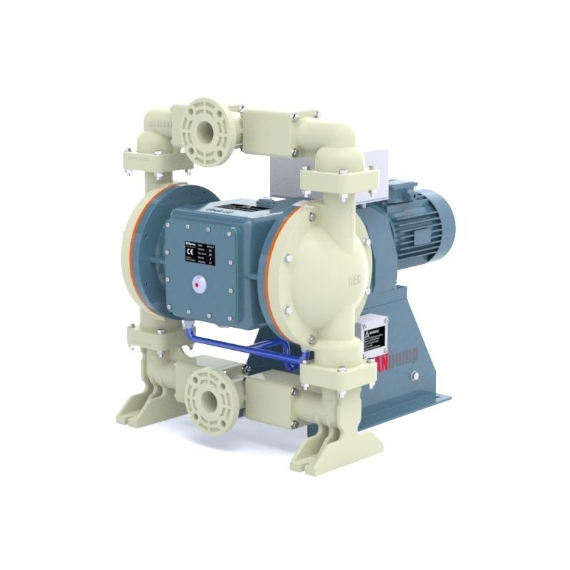 Diaphragm pump - F50E-P1 - Gisan Ltd. - slurry / air-driven / stationary