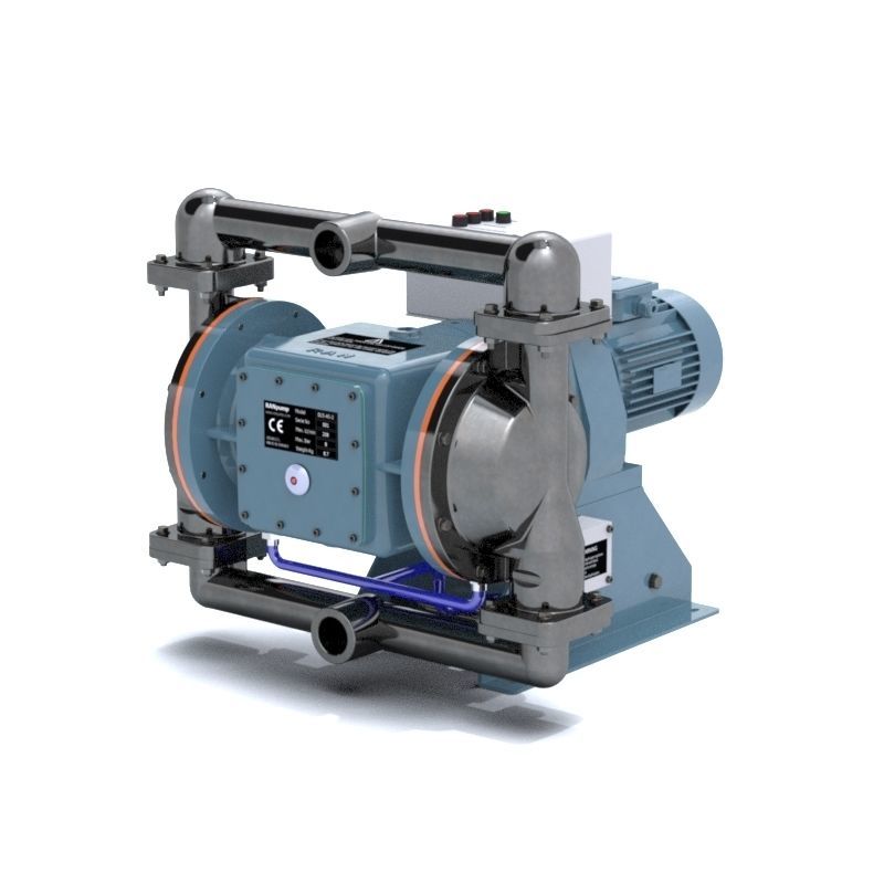 Diaphragm pump - F50E-SC1 - Gisan Ltd. - slurry / with electric motor ...