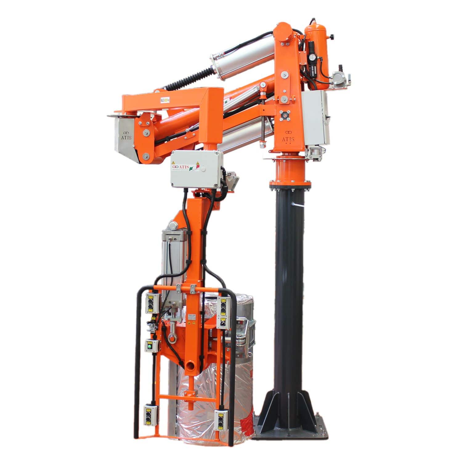 Pneumatic manipulator arm - ATISmirus 500 - ATIS s.r.l. - with gripping tool / with suction cup ...