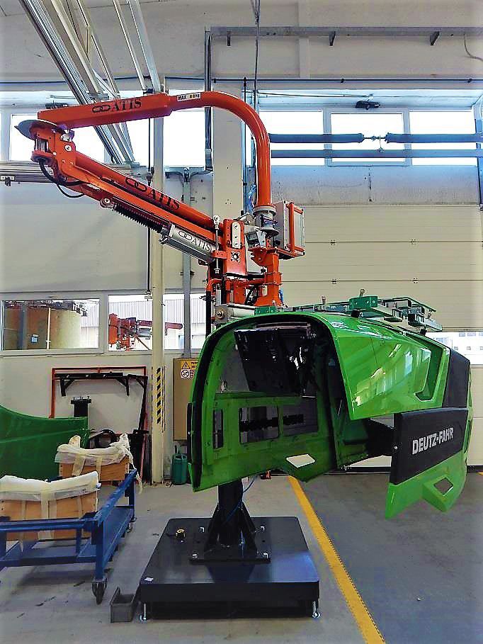 Pneumatic manipulator arm - ATISmirus 100 - ATIS s.r.l. - with gripping tool / with suction cup ...