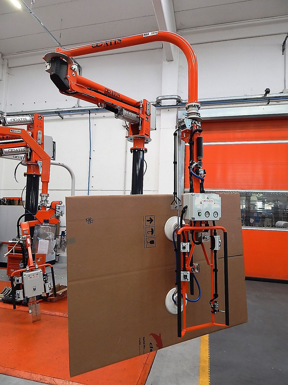 Pneumatic manipulator arm - Atismirus 100 - ATIS s.r.l. - with suction cup / for lifting / for ...