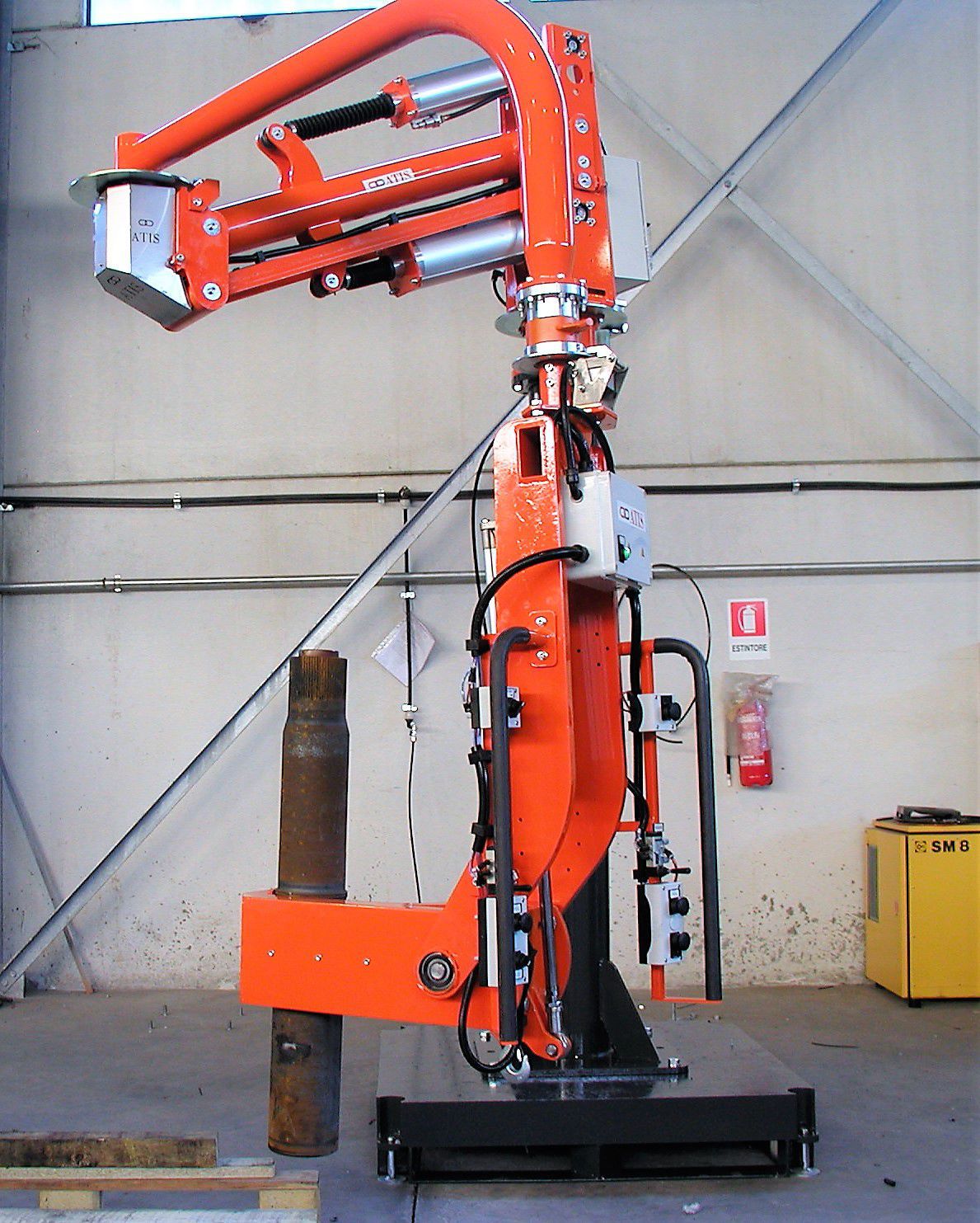 Pneumatic manipulator arm - Atismirus 300 - ATIS s.r.l. - with gripping tool / loading / for ...