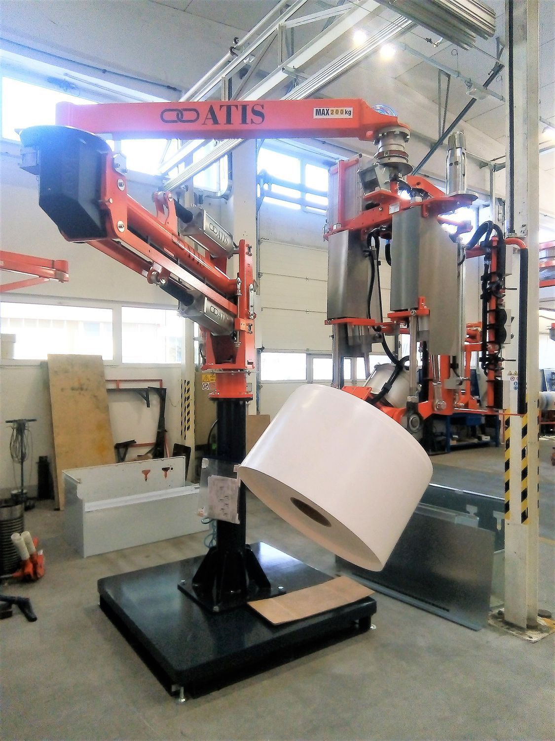 Pneumatic manipulator arm - Atismirus 500 - ATIS s.r.l. - with clamping system / for lifting ...