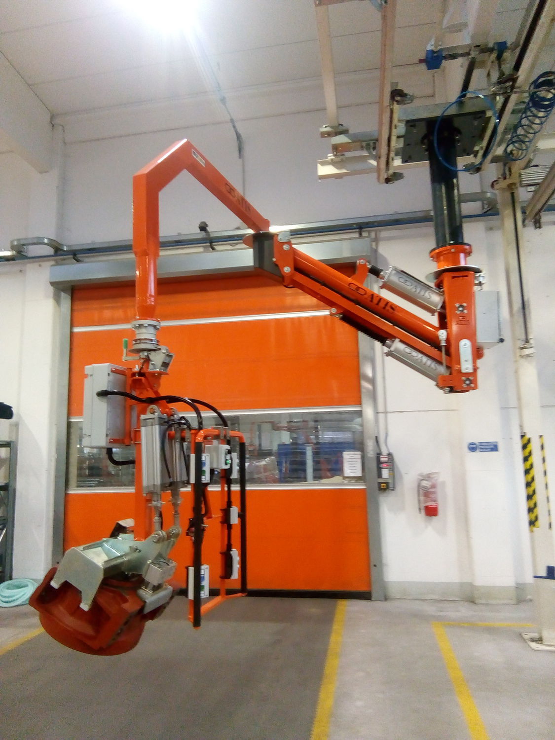 Pneumatic manipulator arm - Atismirus 300 - ATIS s.r.l. - with gripping tool / with clamping ...