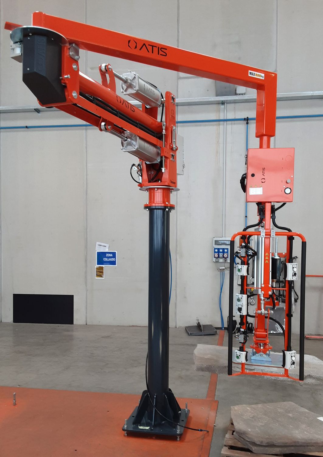 Pneumatic manipulator - Atismirus 300 VT - ATIS s.r.l. - with gripping ...