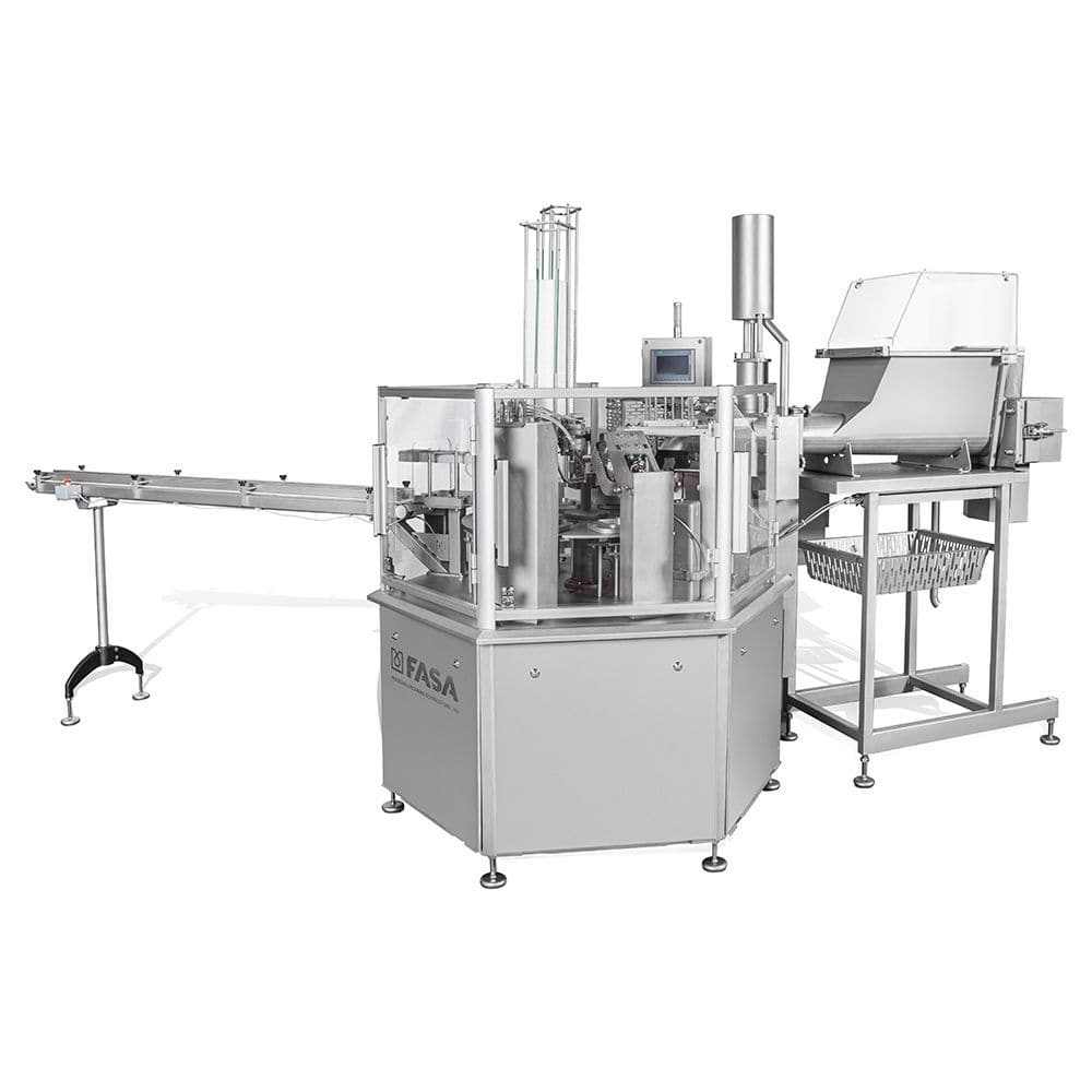 Automatic filling and sealing machine - RFS 40 - FASA - cup / for tubes ...