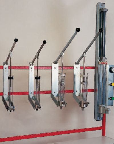 Resin dosing dispenser - Wolfangel - with piston pump / manual