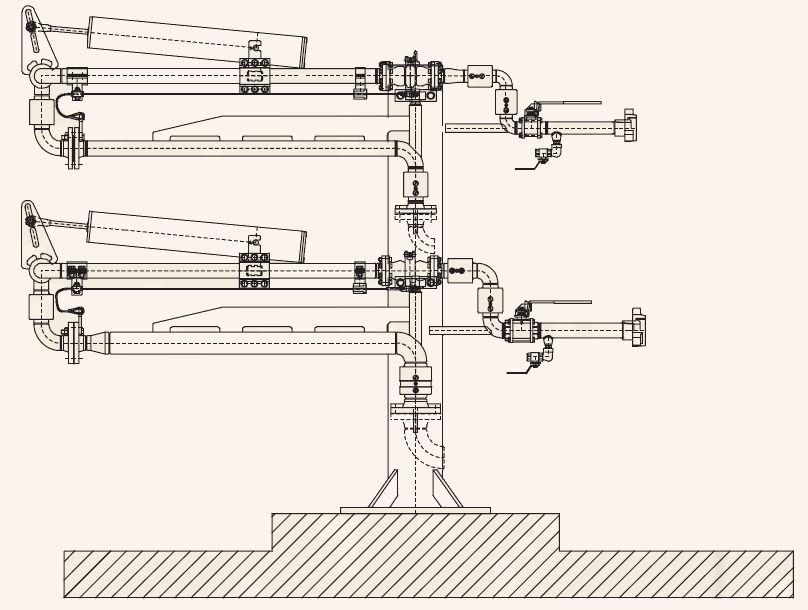 Loading arm loading arm - max. 150 m³/h, ø 3 - 4" | 1802 series - silea ...