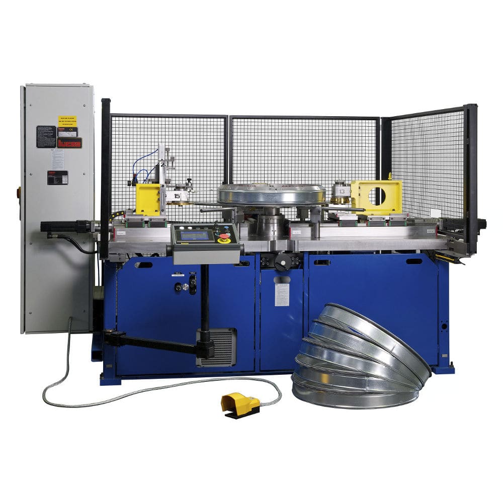 Pipe forming machine - Vbu 1200-E - Lucas - for end fittings / rubber ...
