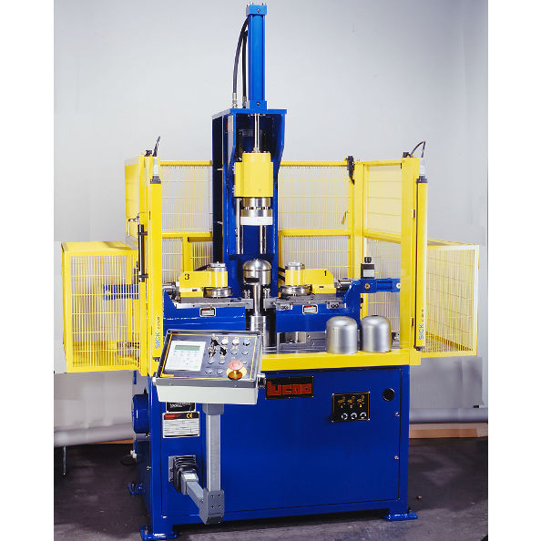 Fire extinguisher punching machine - VBU 400 - Lucas - semi-automatic ...