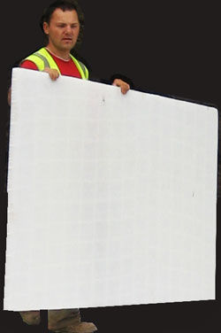 Polypropylene honeycomb panel - 8FR - nidaplast - for the building industry