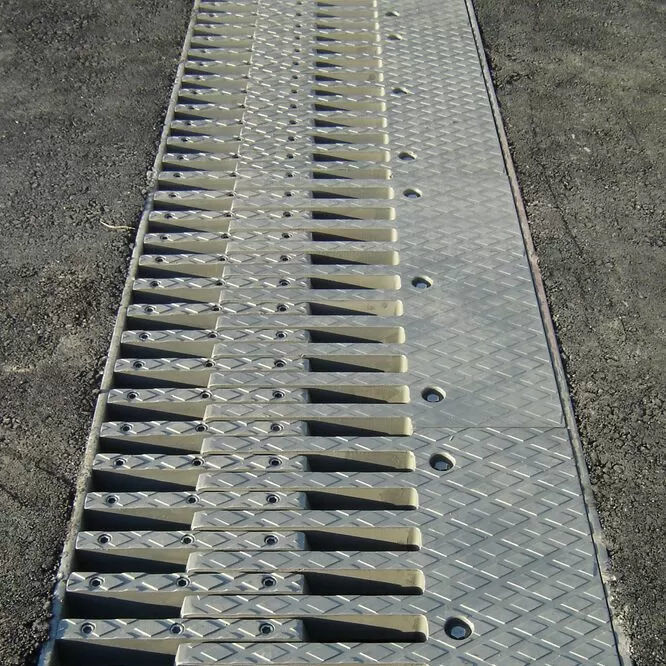 Steel expansion joint - TENSA-FINGER GF - mageba - square / socket ...