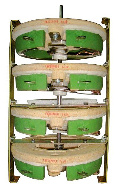 Manual rheostat - 1 - 4kW | FVR series - MF Power Resistor Ltd ...