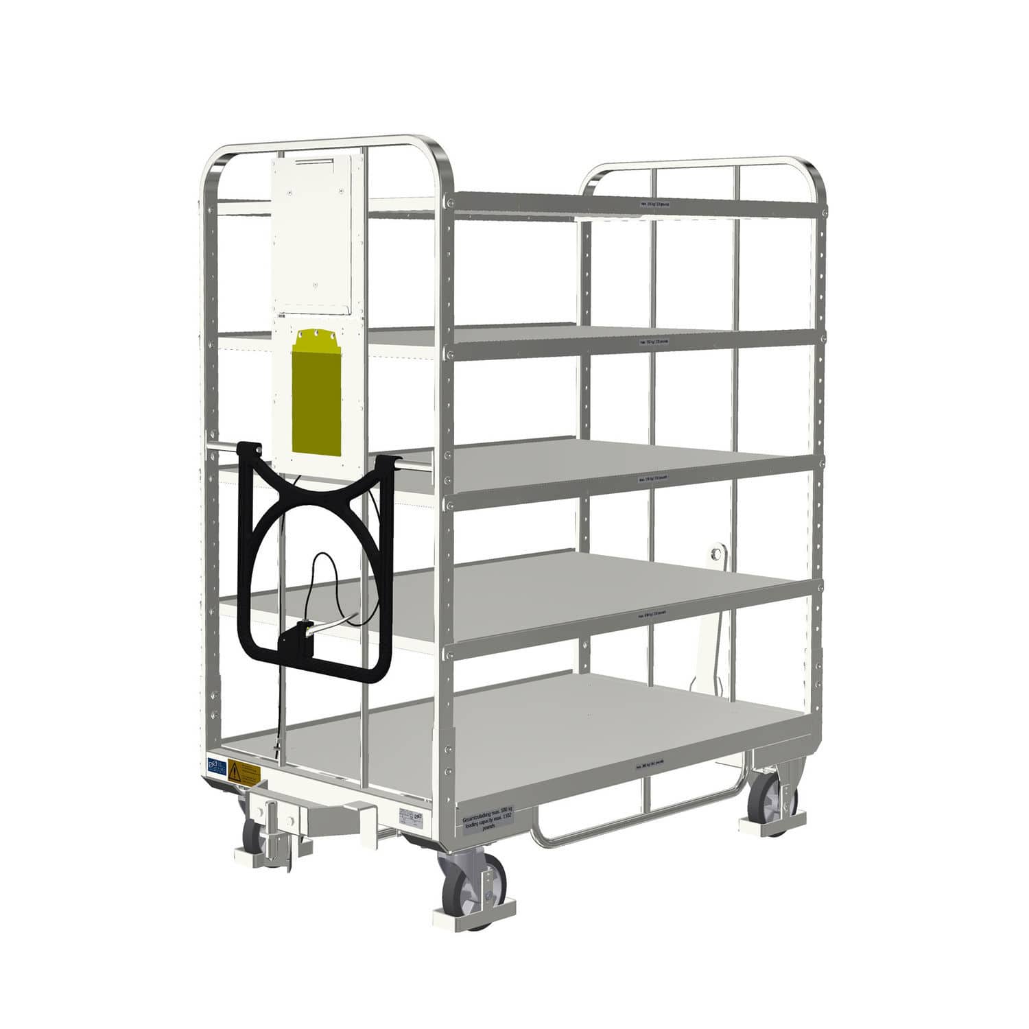 Transport trolley - KLT 800 E5 VKD 4ZB150 DKDT - LKE GmbH - Excellence in Material Handling ...