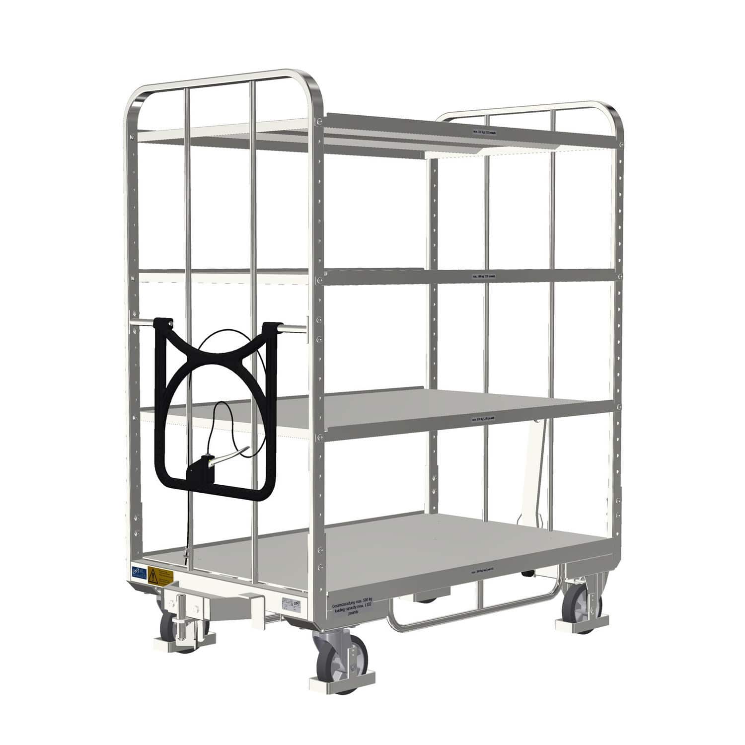 Transport trolley - KLT 800 E4 OKD - LKE GmbH - Excellence in Material Handling - loading ...