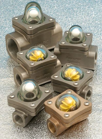 Flow indicator - Ball & Spinner - Flow-Mon - direct-reading / in-line ...