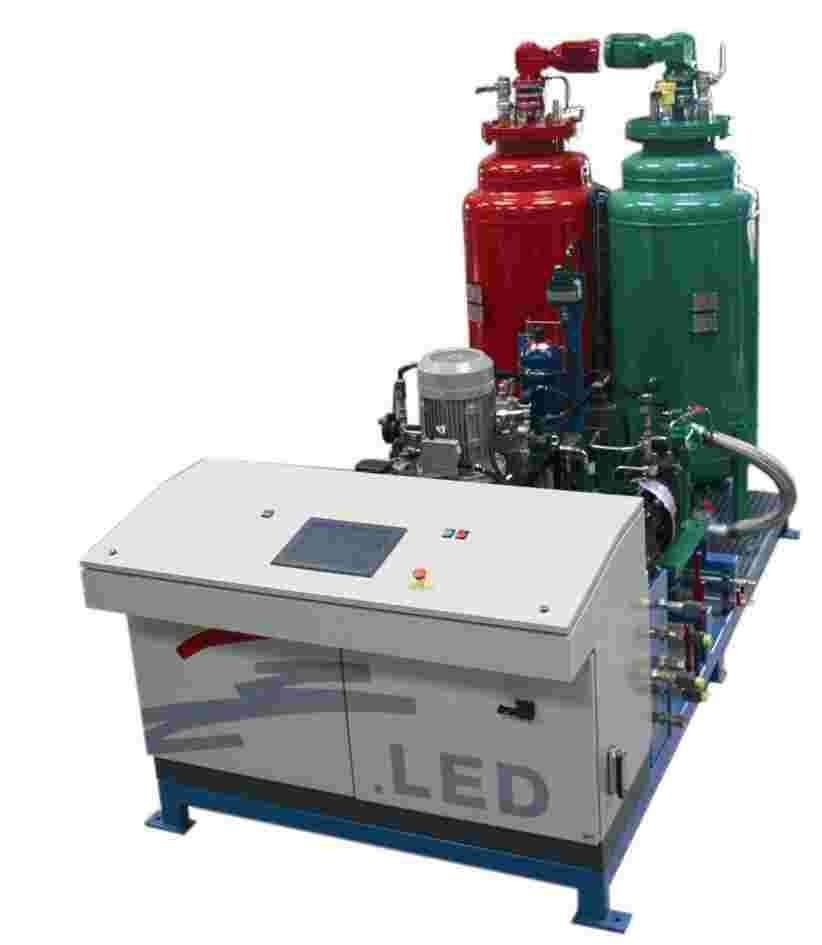Polyurethane foam injection machine - LED
