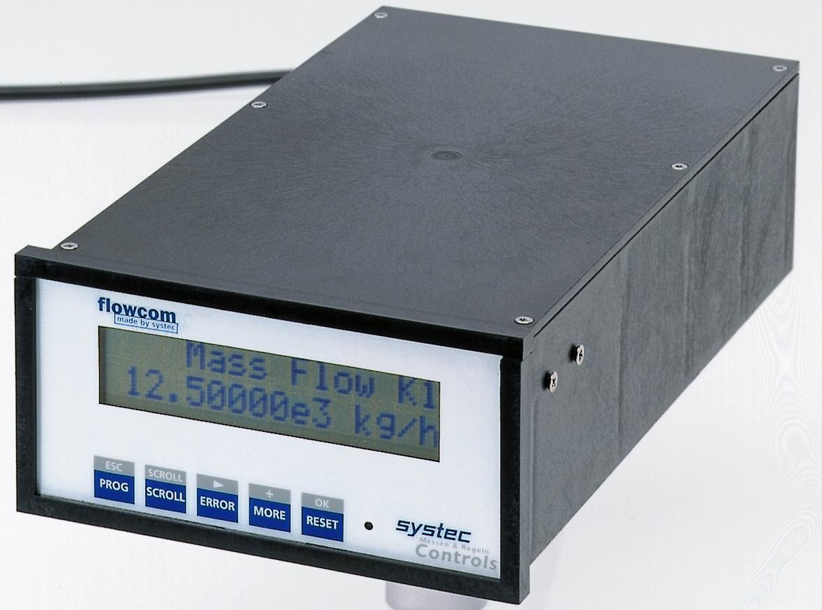 Liquids and gase flow computer - flowcom - systec Controls