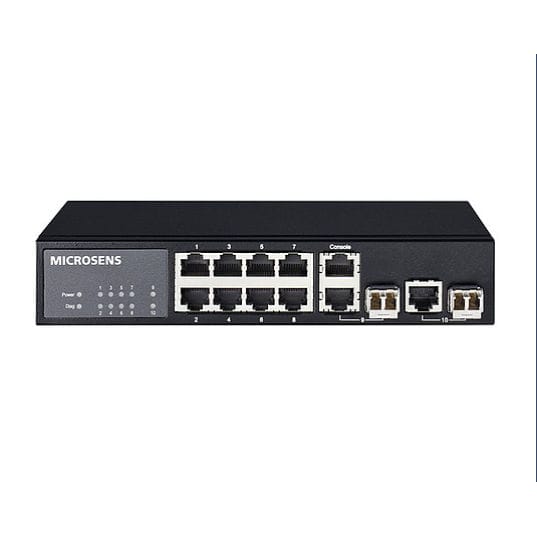 Managed switch - MICROSENS GmbH & Co. KG - 10 ports / gigabit / fiber ...