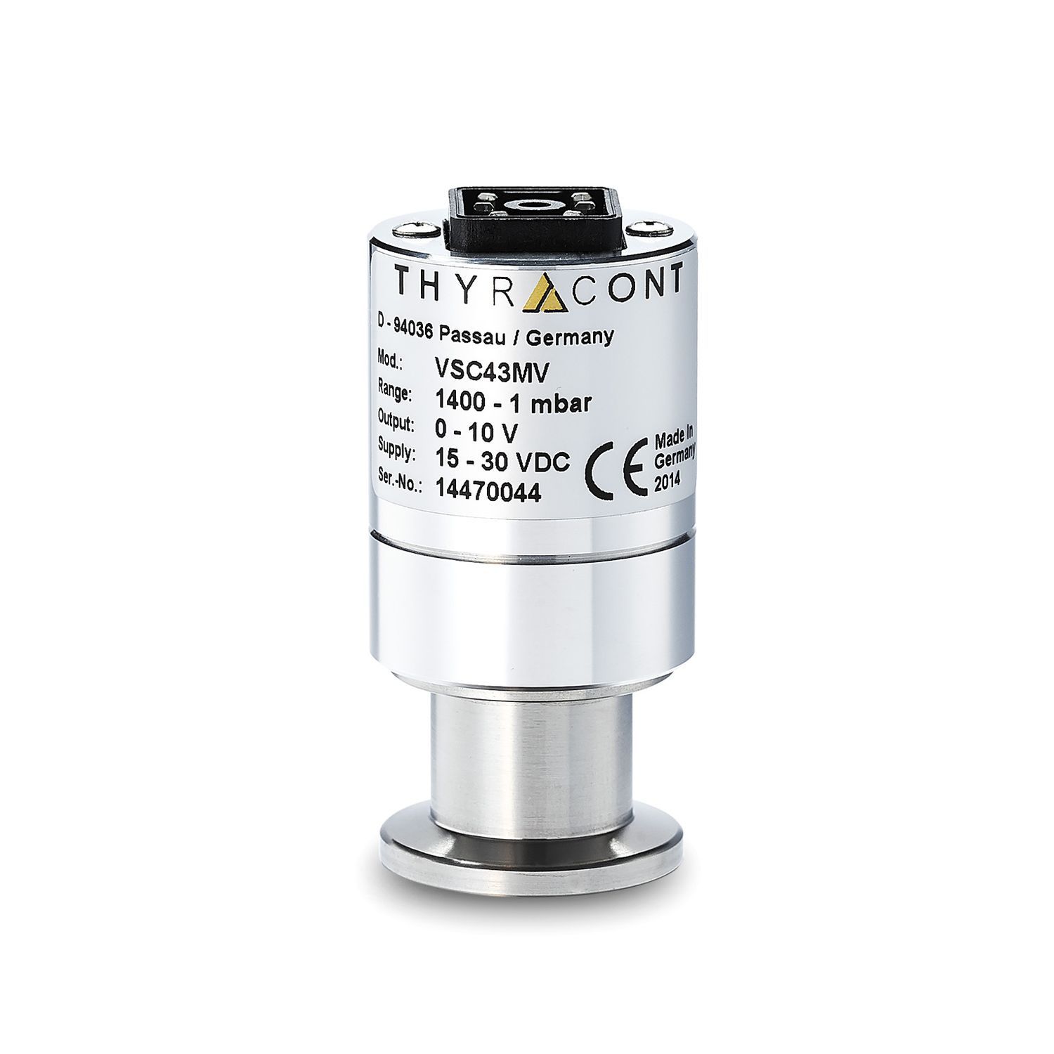 Piezoresistive vacuum sensor - VSC43 - Thyracont Vacuum Instruments GmbH