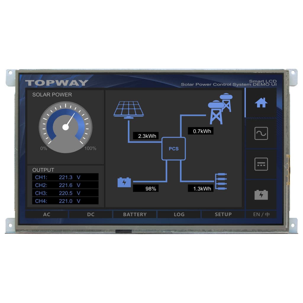 Smart display module - HMT101ATA-C - TOPWAY LCD - LED / TFT LCD ...