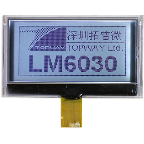 LCD display - LM6030ACW - TOPWAY LCD - graphic / monochrome / 128 x 64