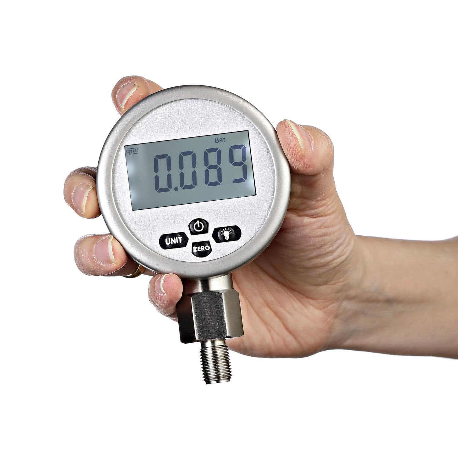 Pressure gauge with LCD display - Digi-04 - Manometer Preiss EMPEO-KBM ...
