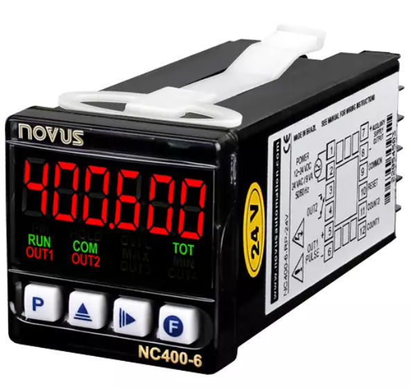 Pulse counter - NC400-6 - Novus Automation - batch / digital / 6-digit