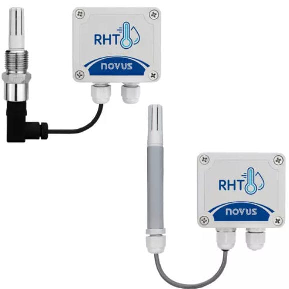 4-20 mA humidity and temperature sensor - RHT series - Novus Automation - 2-wire / IP65 / IP40