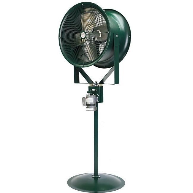 Floor-standing fan - AM-22PST - Air Max Fans - axial / aluminum / steel