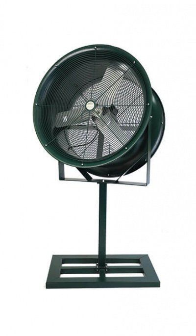 Floor-standing fan - AM-30HDPST - Air Max Fans - axial / aluminum / steel