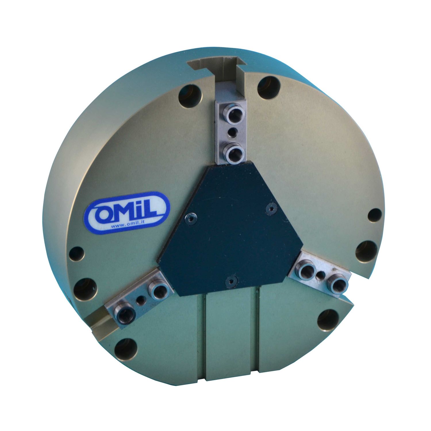 Pneumatic gripper - MCL - OMIL - concentric / 3-jaw / for large workpieces