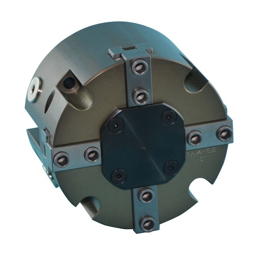 Pneumatic gripper - PFP - OMIL - concentric / 4-jaw / self-centering