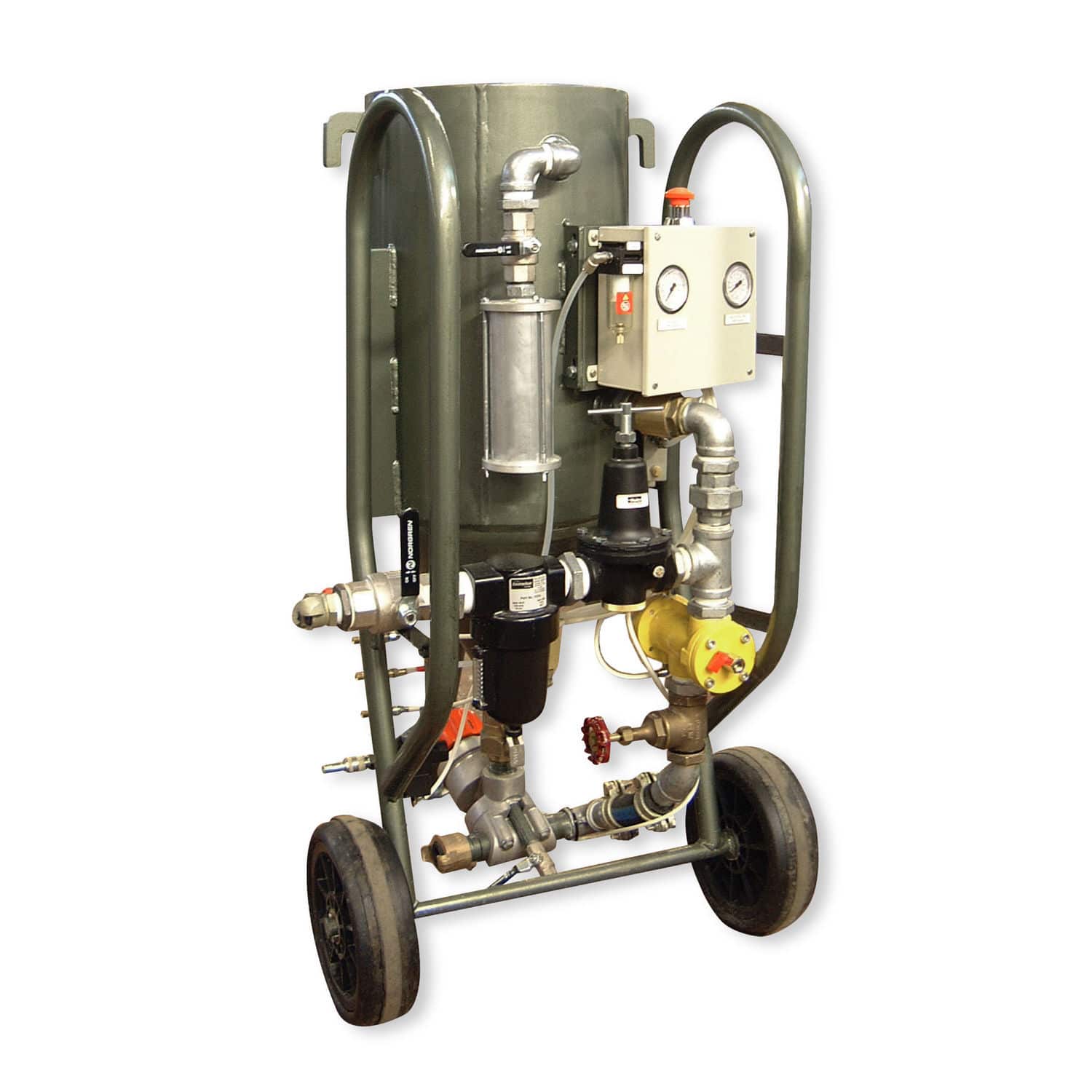 Manual sandblasting machine - 1448NC - Hodge Clemco - pressure / mobile