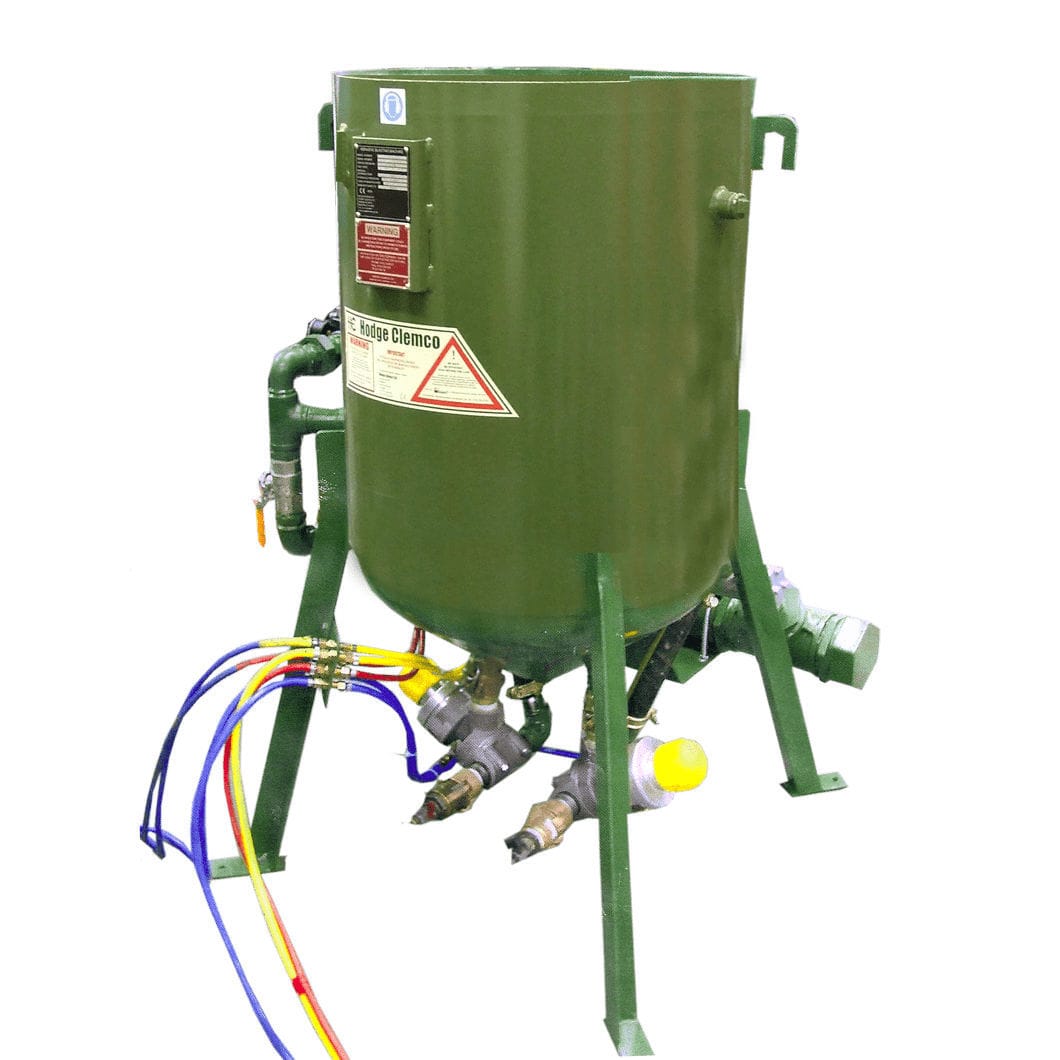 Automatic sandblasting machine - Hodge Clemco - pressure / mobile / for ...