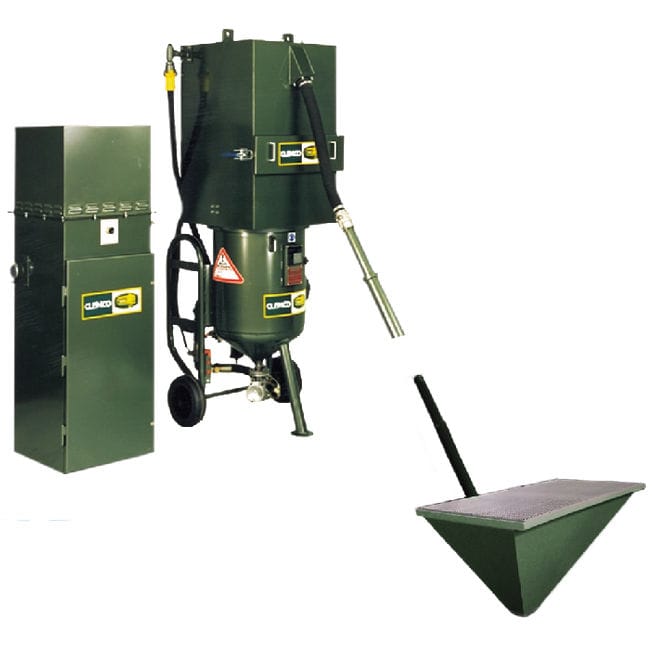 Abrasive material recovery system - IND200P - Hodge Clemco - vacuum