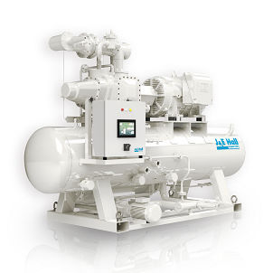 Screw compressor unit - HSP series - J & E Hall International - for ...